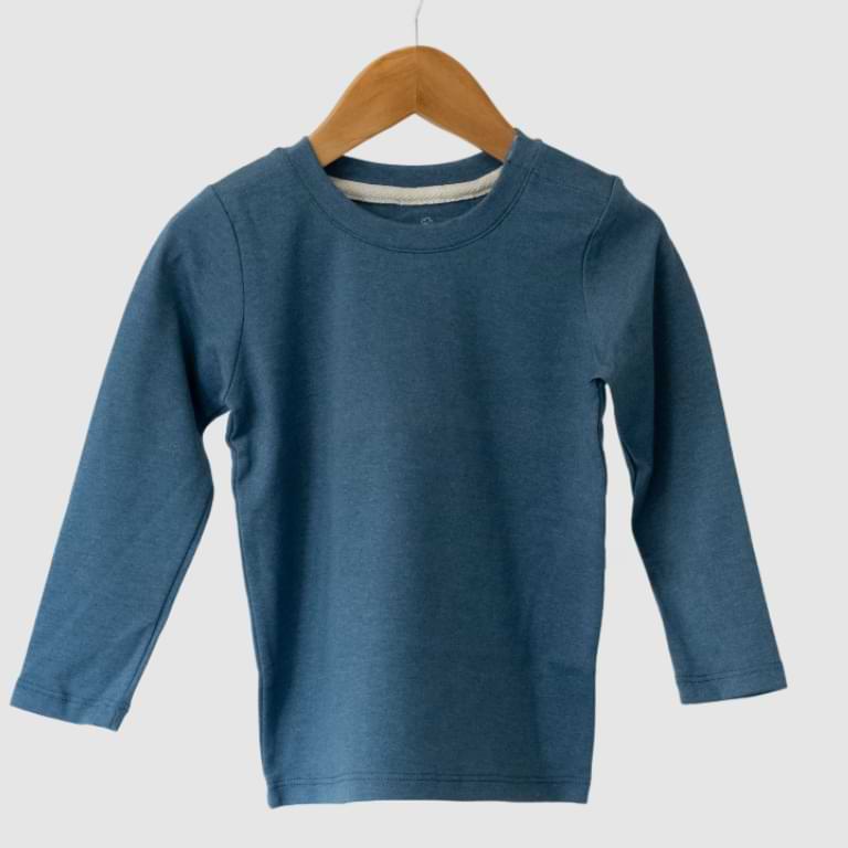 Remera Mangas Largas Azul Claro - Viditas